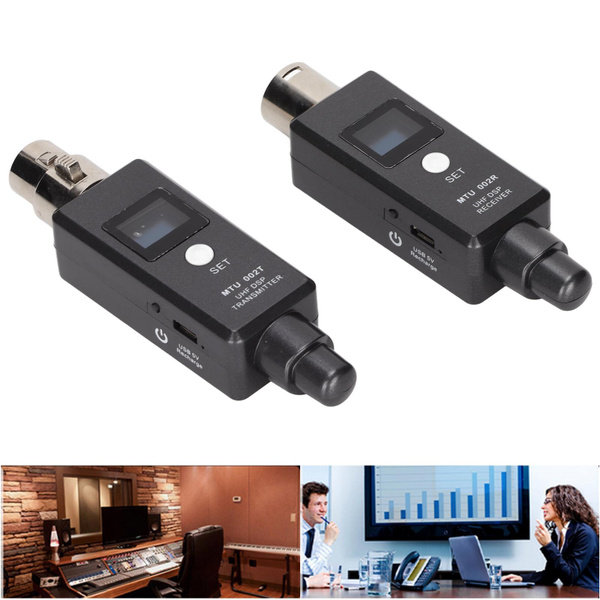 Wireless Microphone Adapter Rechargeable Wireless Microphone XLR ...