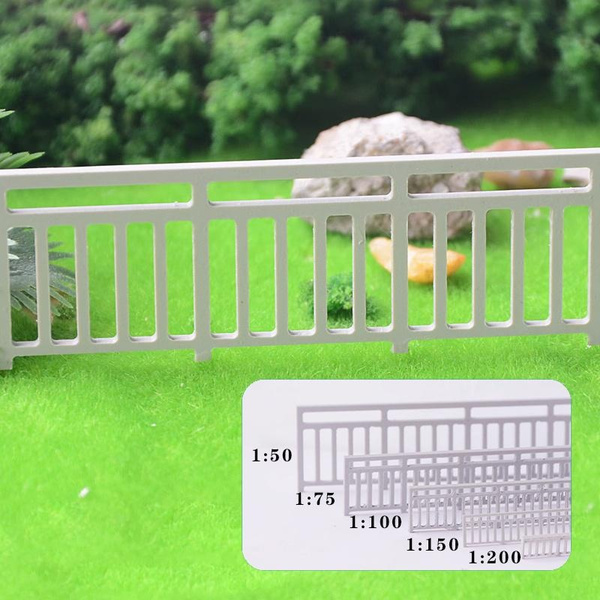 1:50-1:200 Scale ABS Guardrail Fence Model For Diy Building Guardrail ...