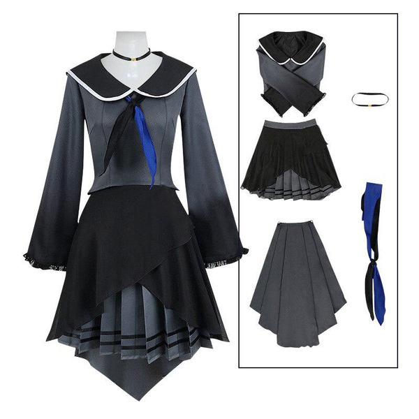 Project Sekai Colorful Stage! Asahina Mafuyu Cosplay Costume Wig Sailor ...