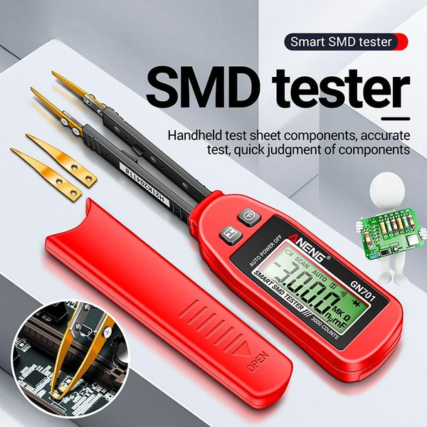 ANENG GN701 Digital Smart SMD Tester Electrical Multimeter Resistance ...