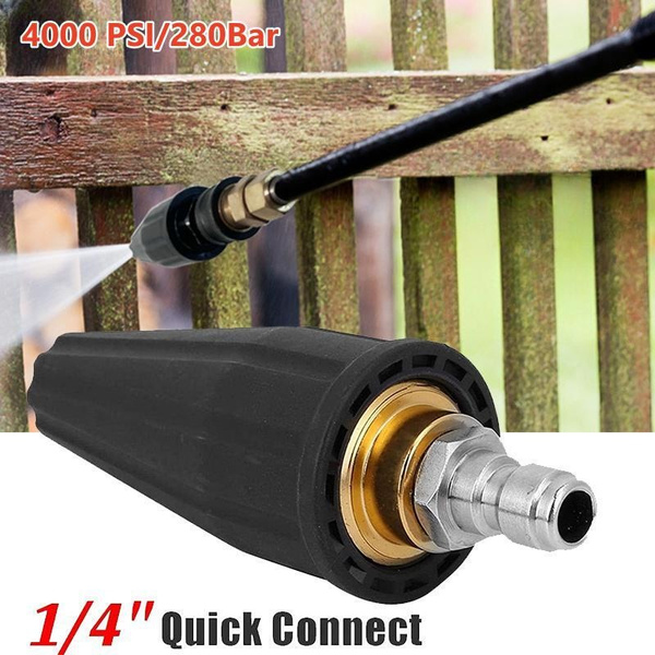 Pressure Washer Nozzle Turbine Nozzle 360° Rotary Spray 4000 PSI/280Bar ...