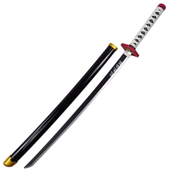 Anime Demon Slayer Nichirin Sword Cosplay Weapon Prop Kamado Tanjirou ...