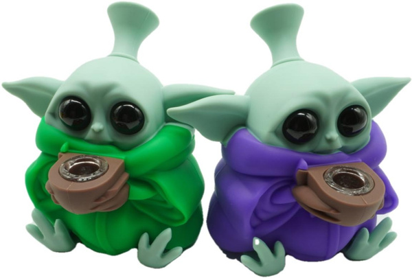 5" Alien Bubble Maker Silicone Dry Herb 14mm Filter Bowl Multicolor ...