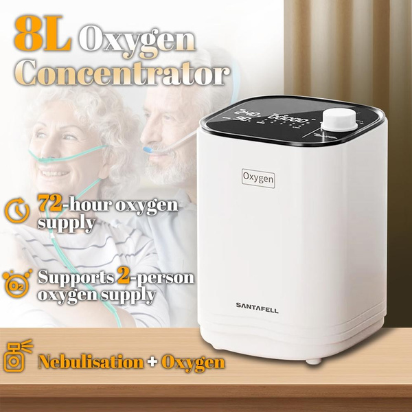1-7 Liter Portable Oxygen Concentrator Generator For Home Travel Design 90% Purity Small With ...