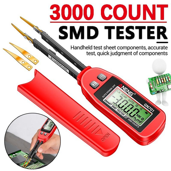 Digital Smart SMD Tester Electrical Multimeter Resistance Capacitance ...