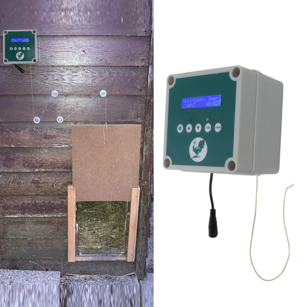 Automatic Chicken Coop Door Controller IP44 Cage Opener Remote Control ...