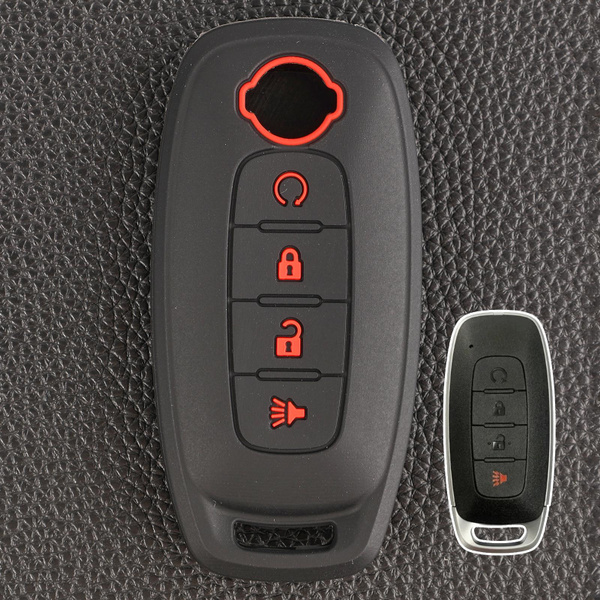 Silicone Smart Remote Car Key Fob Ring Cover Case Shell Holder 4 Button ...