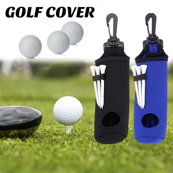 1 Piece Portable Small Golf Ball Holder, Mini Waist Pack Bag Can Hold 3 ...