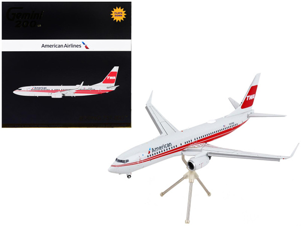 Boeing 737-800 Commercial Aircraft w/Flaps Down "American Airlines ...