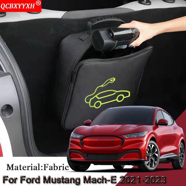 EV Car Charging Cable Storage Carry Bag For Ford Mustang Mach-E 2021 ...