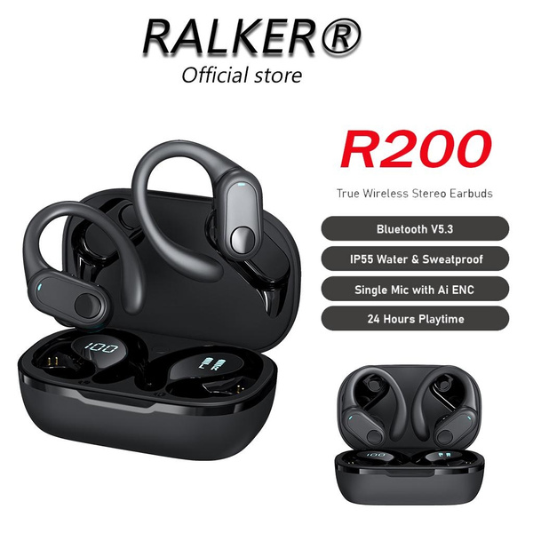 RALKER® Wireless Earbuds R200 Bluetooth Headphones 48hrs Play Back ...