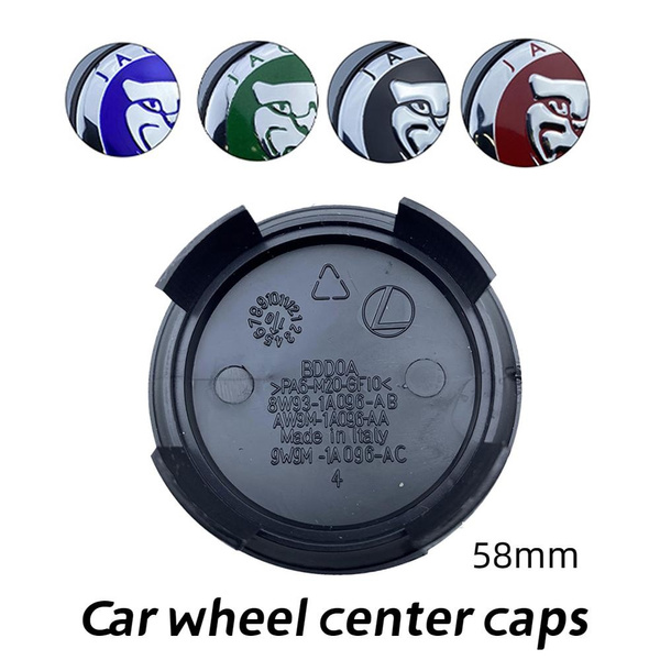 4Pcs/set 58mm Car Wheel Center Hub Caps Covers for XF XJ-S XJ-6 X-Type ...
