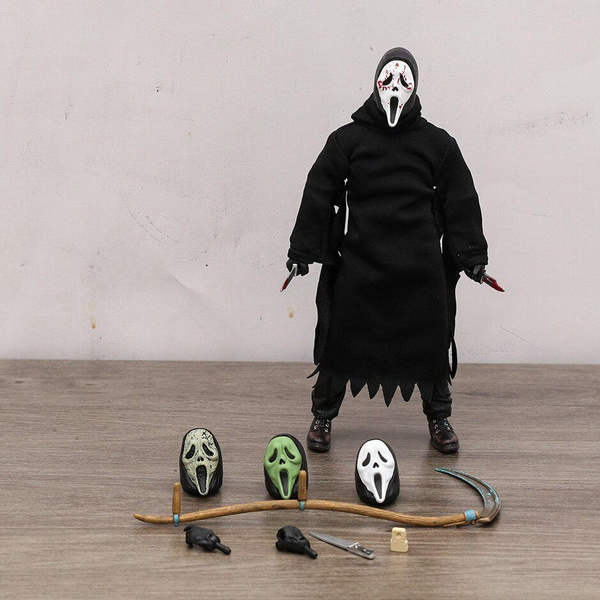 7"/18cm Scream Action Figure Halloween Skeleton Model Toy Gift ...
