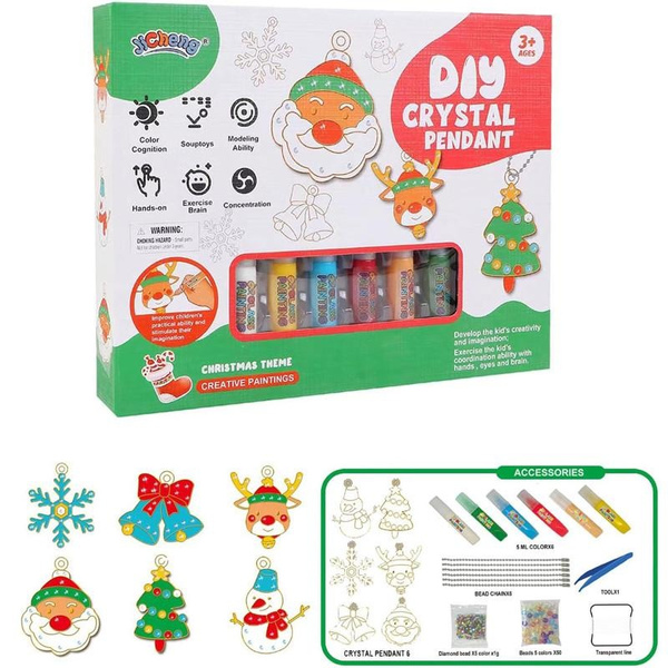 Window Art for Kids Suncatcher Kits DIY Window Paint Art Crystal ...