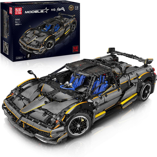 Mould King 13182 Technique MOC-142670 Huayra Super Sport Car, Scale 1:8 ...