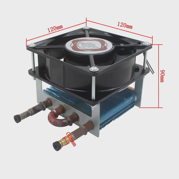 Air-cooled Copper Tube Condenser For Refrigerator Freezer Chiller Water ...