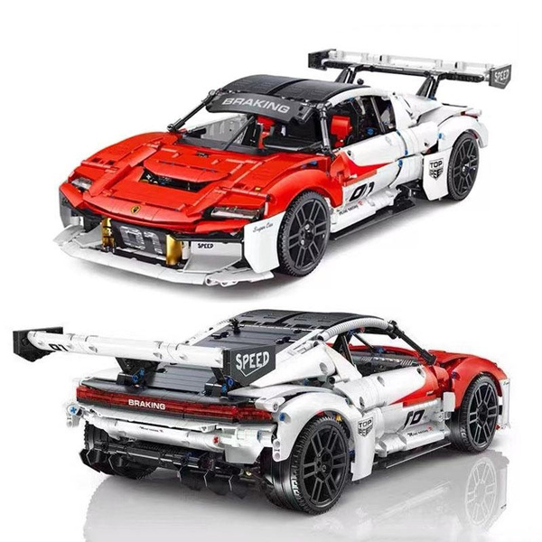 NEW 2459PCS Racing Car Super Sport Car Model Building Block Brick ...