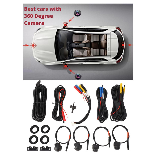 360 Car Camera Right Left Front Rear Panoramic Surround View AHD IP68 ...