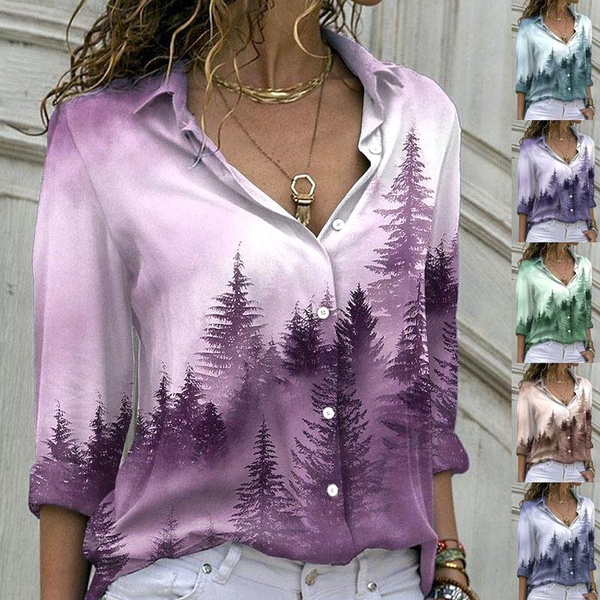 Women Autumn Tops Plus Size Fashion Clothes Women‘s Casual Long Sleeve ...