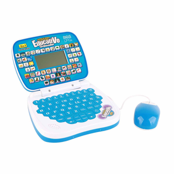Kids Bilingual Learning Laptop, Mouse Kids Learning Laptop Spanish ...