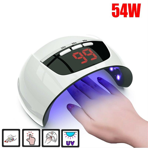 1Pc Ultraviolet UV Light LED Nail Gel Polish Dryer Lamp Manicure Curing Machine 54W | Wish