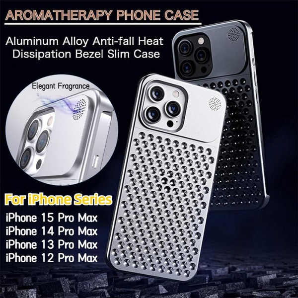 Luxury Aromatic Infinite Metal Shockproof Heat Dissipation Hollow Phone ...