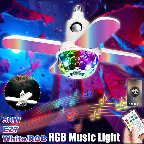 Smart Rgb Led Music Light Bulb with Bluetooth Speaker Dimmable Color ...