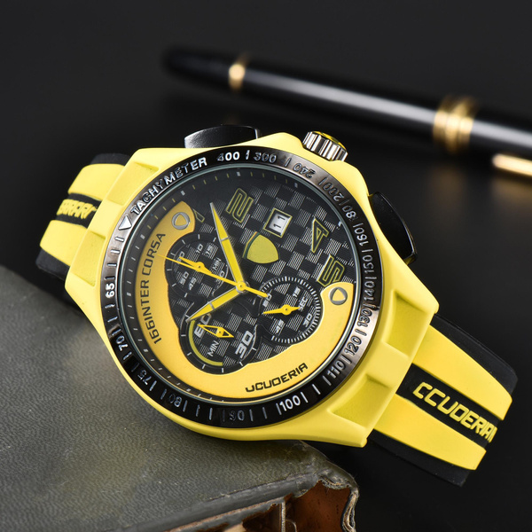 Original Brand Top Quality Silicone Strap Quartz Men's Watch ...