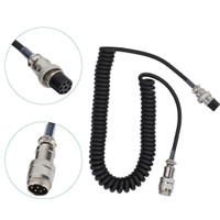 Handy 8-pin Coiled Extension Microphone Cord Male Female Cable TIA | Wish