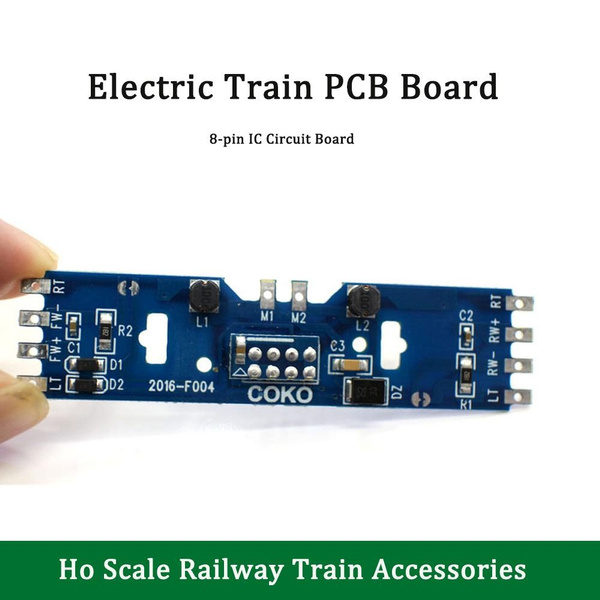 HO 1:87 Scale Electric Train PCB Board Train Modified 8-Pin IC Circuit ...