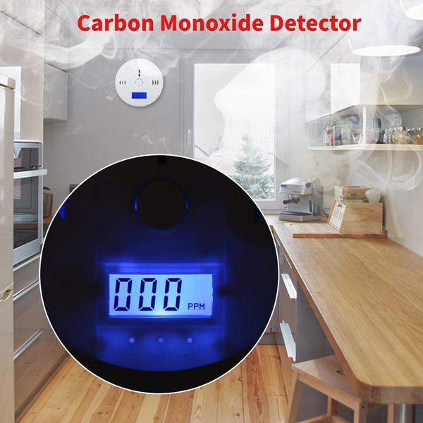 1PC LCD Display CO Carbon Monoxide Detector Sensor Tester with Sound ...
