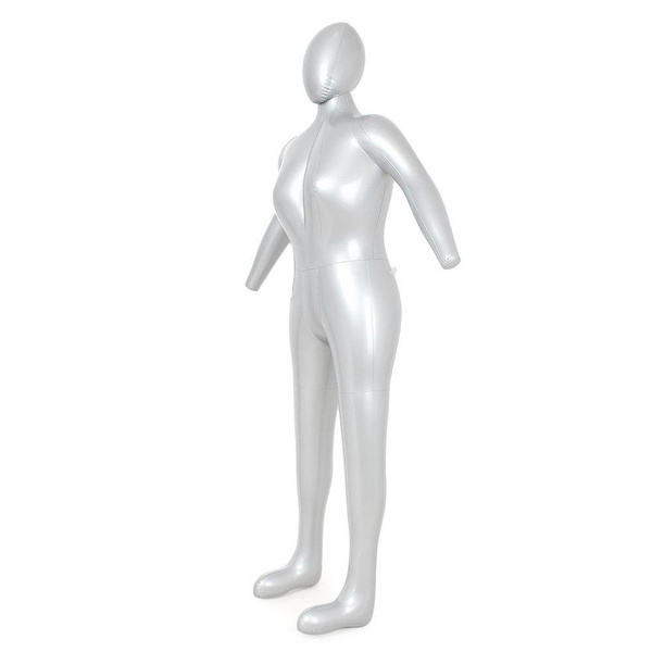 PVC Full Body Female Inflatable Mannequin Dummy Torso Clothes Display ...
