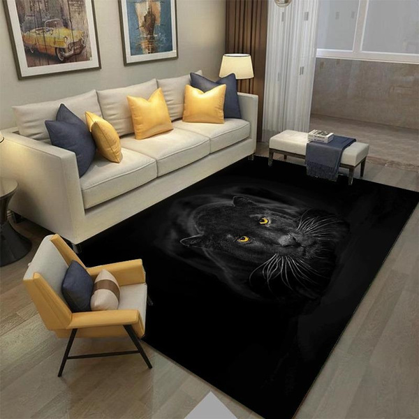 Enhance Your Living Space with a Panther Inspired Rug, Perfect Blend of ...