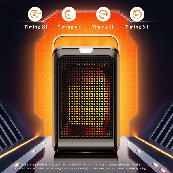 Space Heater for Indoor Use 90 Degrees Oscillating ECO Portable Heater ...