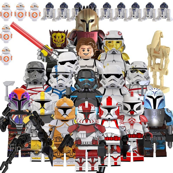 2 Style 8 PCS/set Space War Series Mandalorian Storm Soldier Clone ...