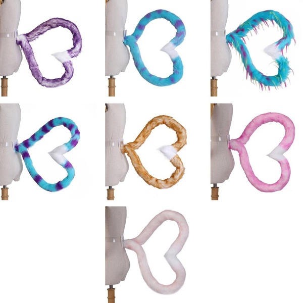 Adjustable Flexible Cat Costume Cat Tail Anime Cosplay Props Halloween ...