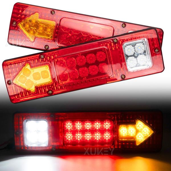 12V LED Trailer Tail Light Bar Arrow Light Turn Signal Indicator ...