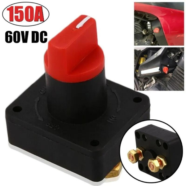 Rotary Battery Switch Cut Off Power Isolator for Car Motorcycle Boat ...
