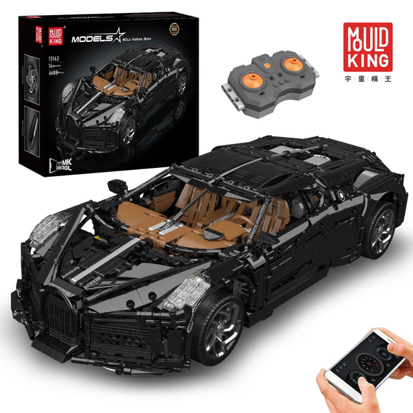Mould King 13163 Technical Remote Controlled 1:8 Scale La Voiture Noire ...