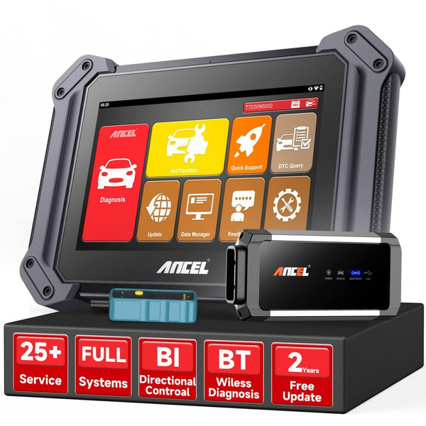 V6 Plus OBD2 Bluetooth Diagnostic Scanner: Comprehensive Full System ...