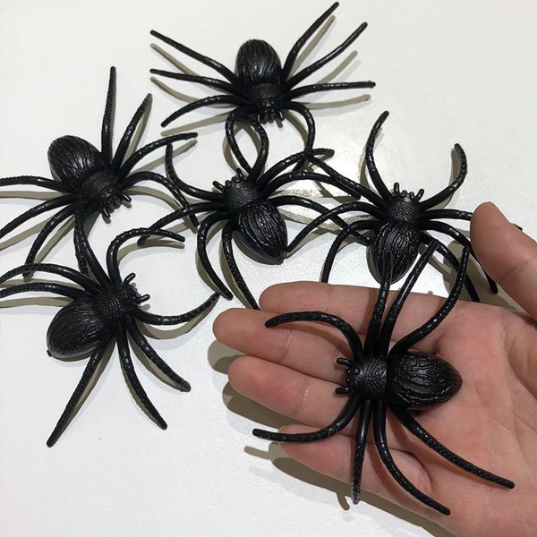 Plastic Spiders, Fake Spiders, Realistic Spiders for Halloween ...