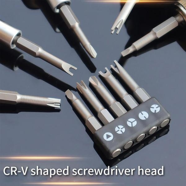 NEW 5Pcs Special Shaped Screwdriver Set 50mm U-shaped Y-Type Triangle ...