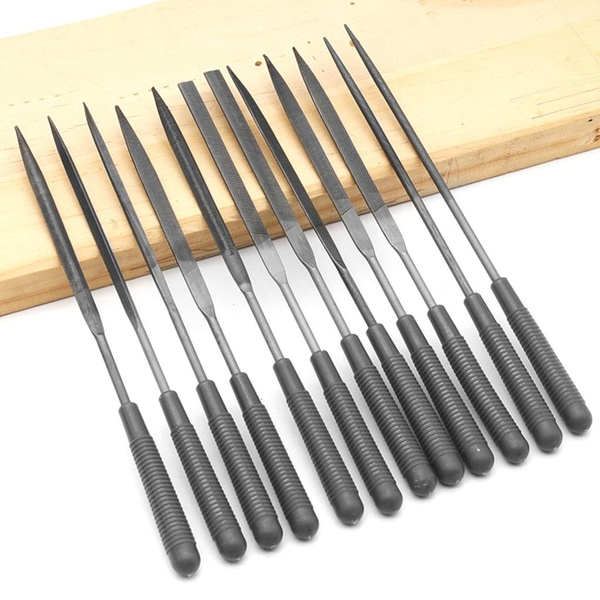Pack of 12 Diamond Needle File Set Mini Needle Jewelry File Set for ...