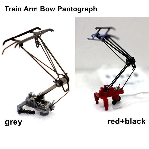 HO 1:87 Electric Train and Tram Pantographs for Model Train Kit Railway ...