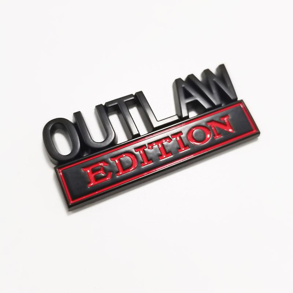 Outlaw Edition Metal Emblem Badge Sticker Soldier Decal For Jeep Grand ...