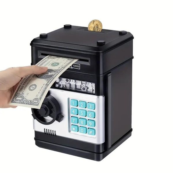Piggy Bank Cash Coin Can ATM Bank Electronic Coin Money Bank Gift Mini ...