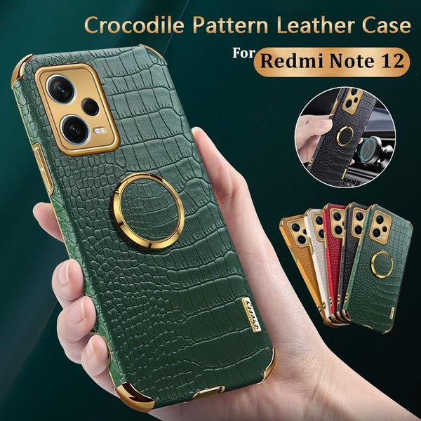 Crocodile Leather Phone Case For Redmi Note 12 12 PRO 12 PRO Plus 12 ...