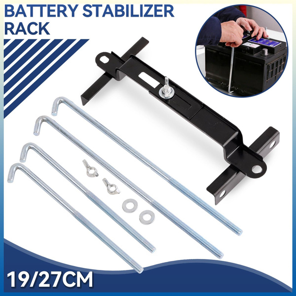 7-7/8'' 19/27cm Adjustable Car Crossbar Battery Hold Down Bracket Kit ...