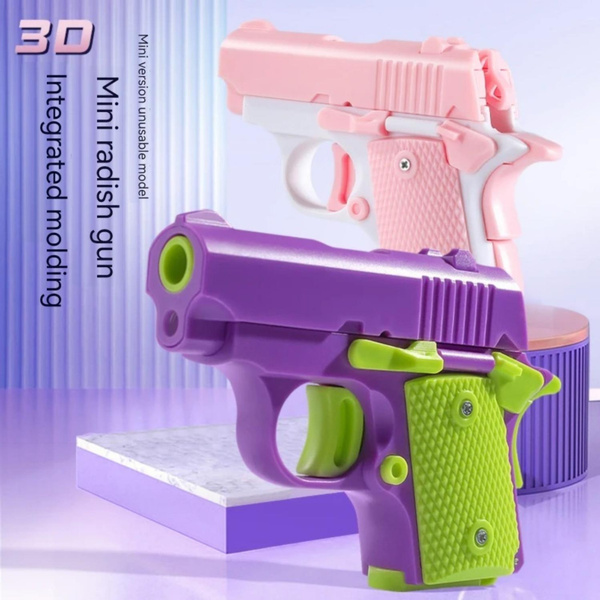 MINI 3D Toy Gun Model Cannot Shoot M1911 Colt Fidget Depression Toy ...