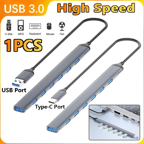 1PC 7 In 1 Extension HUB USB/Type-C Docking Station HUB Concentrator ...